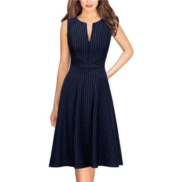 Dresses | Elegant Zipper Slim Aline Dress For Work Office Party ...